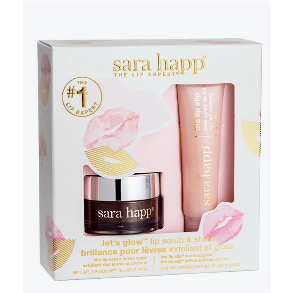 Sara Happ | Makeup | Lets Glow Lip Scrub Shine Kit Nwtsara Happ | Poshmark